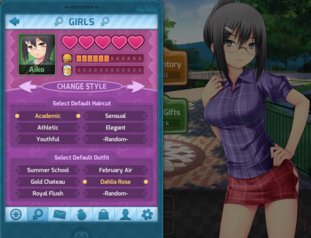 HuniePop All Outfits - List Of All Outfits And How To Unlock Them Part ...