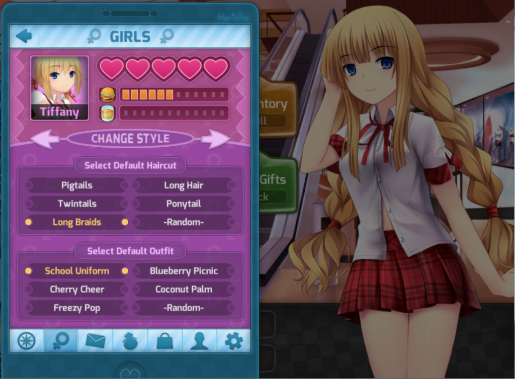 HuniePop All Outfits - List Of All Outfits And How To Unlock Them Part ...