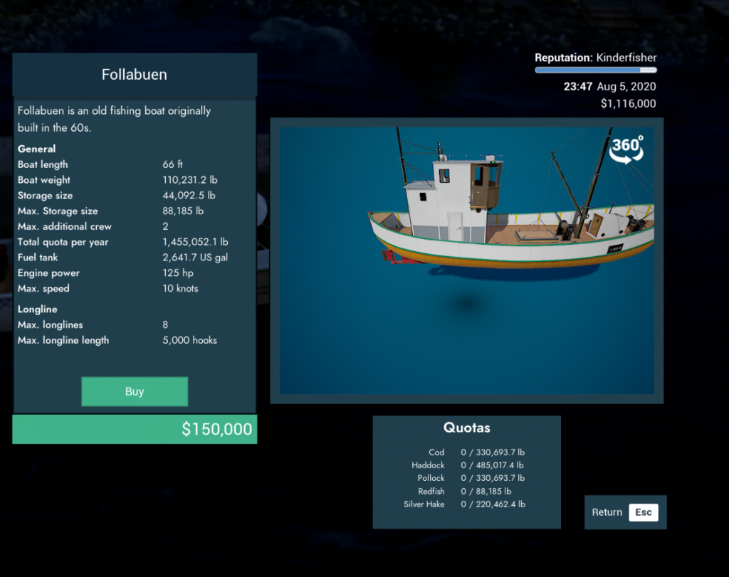 Fishing North Atlantic: All Ships Guide (Locations&Prices) - GamePretty