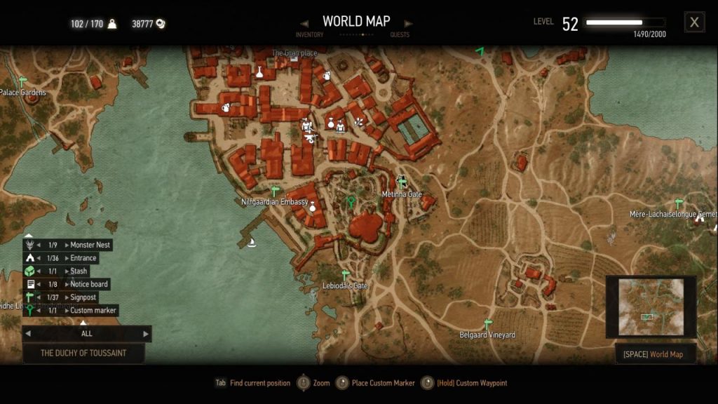 The Witcher 3 Wild Hunt: All Armor Dyes Formula Locations - GamePretty