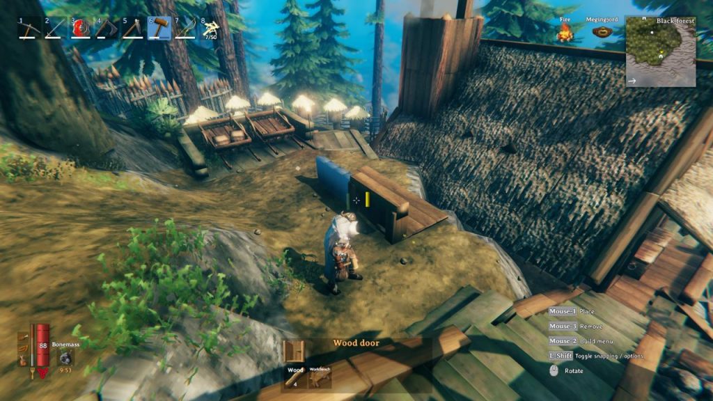 Valheim: How to Make Half Door & Small Gate - GamePretty