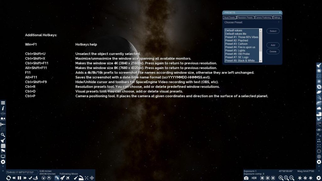 SpaceEngine: Additional HotKeys Installation Guide - GamePretty