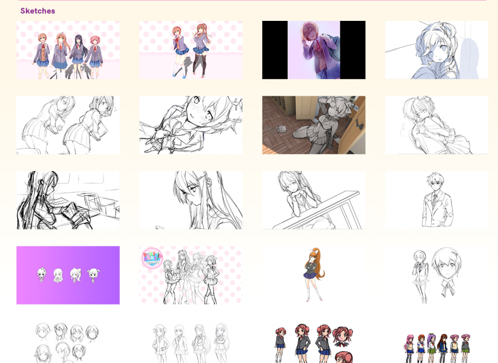 Doki Doki Literature Club Plus!: DDLC Pictures Full Guide - GamePretty