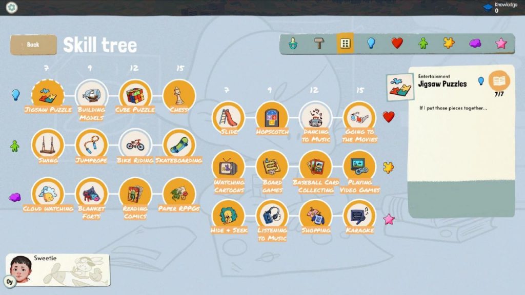 Growing Up: Character Romance & Skill Trees - GamePretty