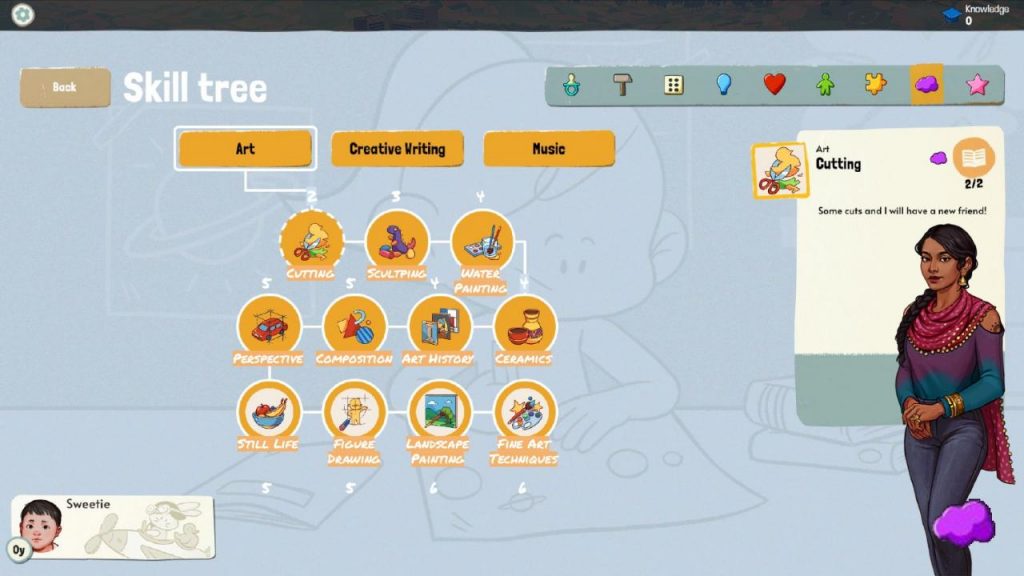 Growing Up: Character Romance & Skill Trees - GamePretty