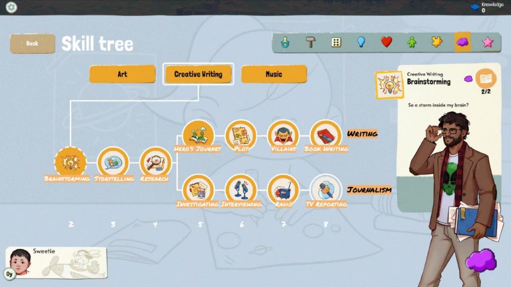 Growing Up: Character Romance & Skill Trees - GamePretty