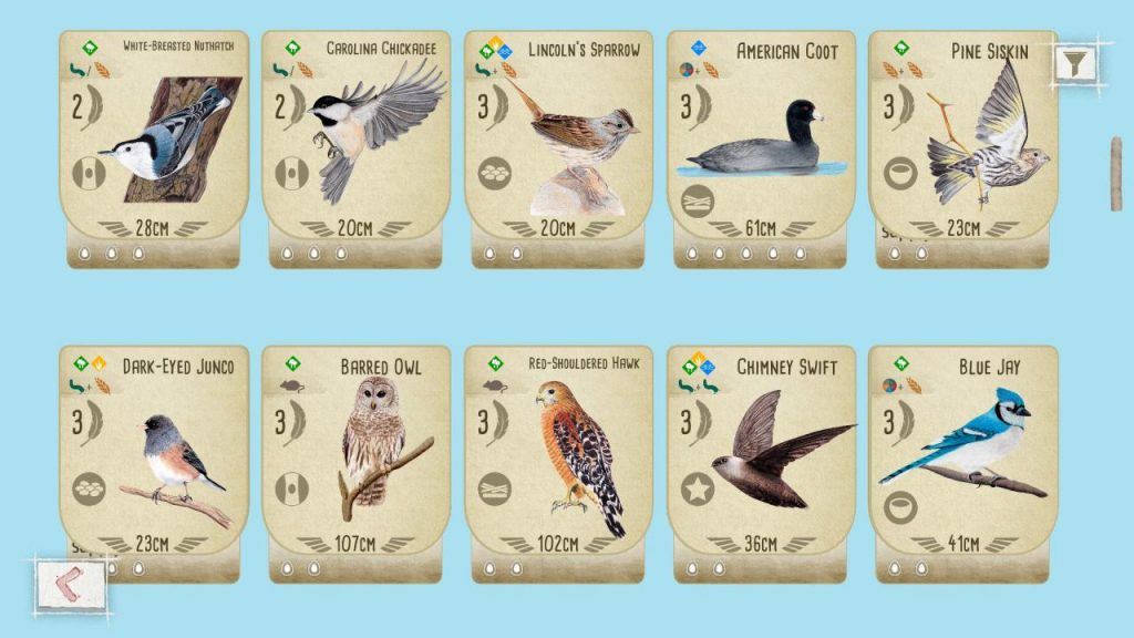Wingspan: Bird Card List - GamePretty
