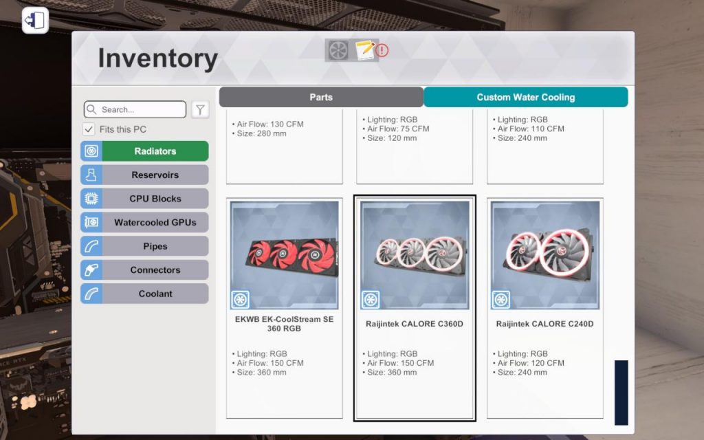 PC Building Simulator: Custom Water Cooling Builds Guide - GamePretty