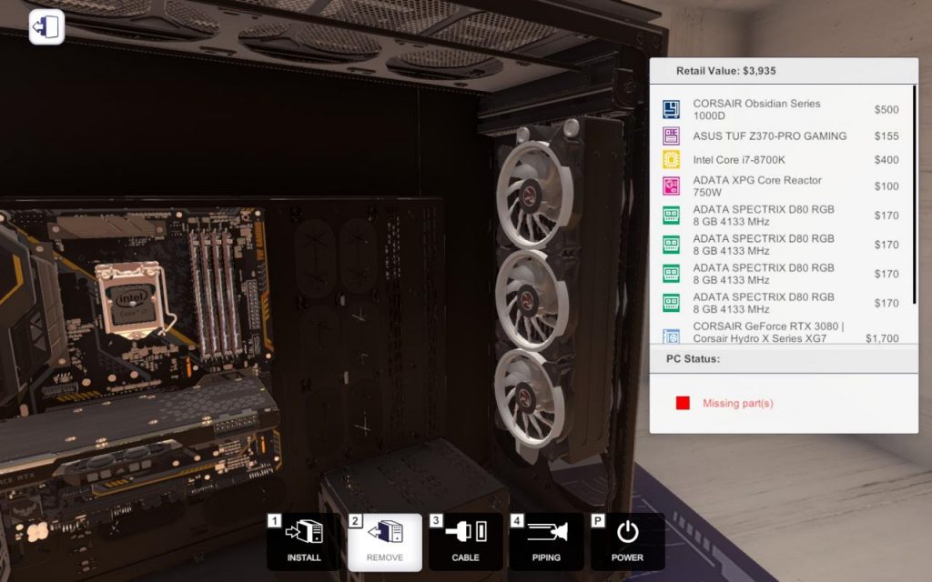 PC Building Simulator: Custom Water Cooling Builds Guide - GamePretty