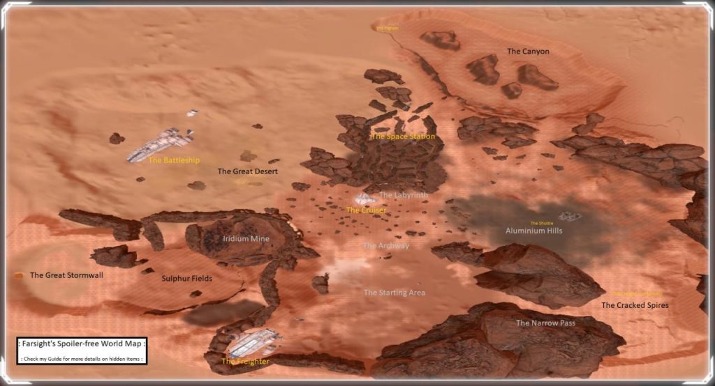 The Planet Crafter: The World Map (March 2022 EA Steam Version ...