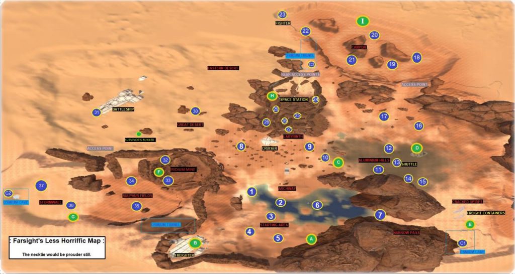 The Planet Crafter: The World Map (March 2022 EA Steam Version ...