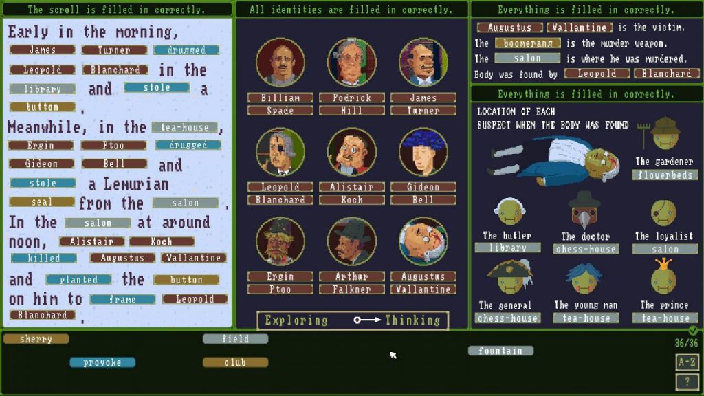 The Case of the Golden Idol: All Cases Guide - GamePretty