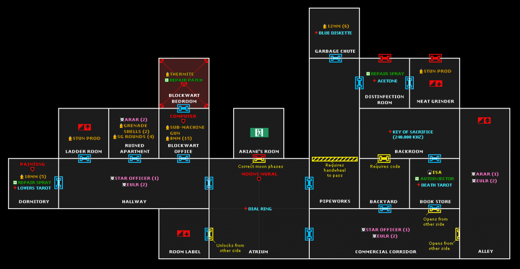 SIGNALIS: All Maps (Equipment, Enemies & Key Item Locations) - GamePretty
