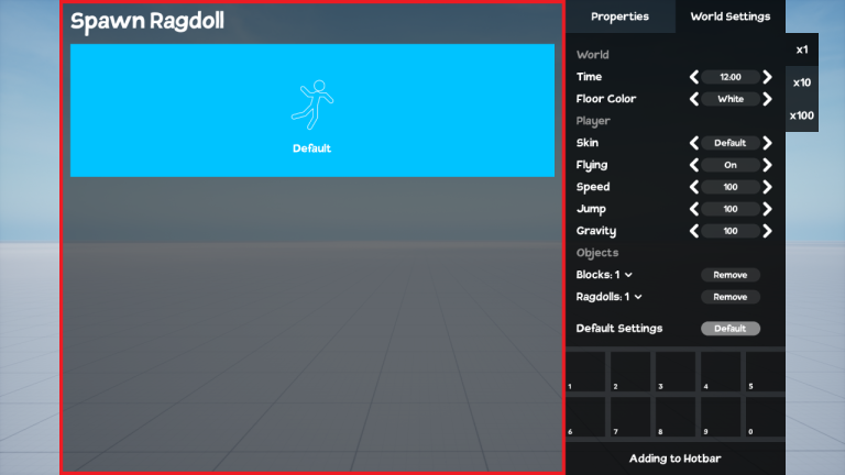 Ultimate Ragdoll Game: Basic Gameplay (Controls, Settings, Modes, and Properties) - GamePretty