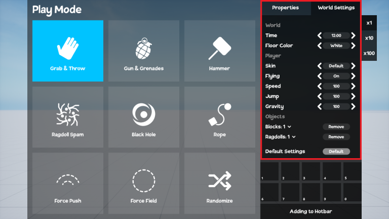 Ultimate Ragdoll Game: Basic Gameplay (Controls, Settings, Modes, and Properties) - GamePretty