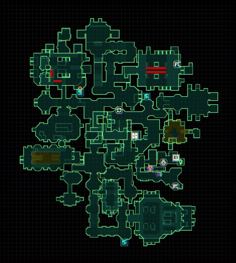 System Shock: Full Map for Each Level - GamePretty