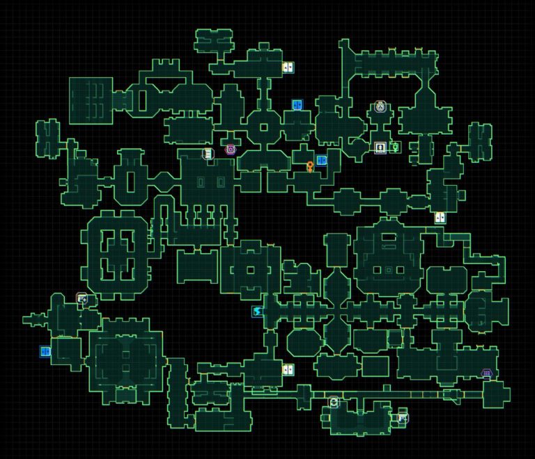 System Shock: Full Map for Each Level - GamePretty