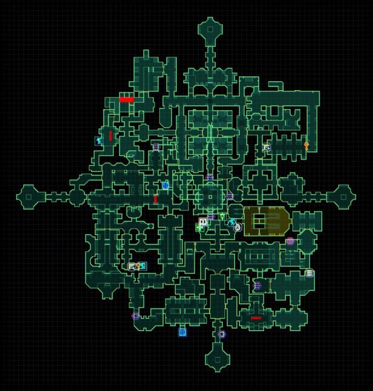 System Shock: Full Map for Each Level - GamePretty