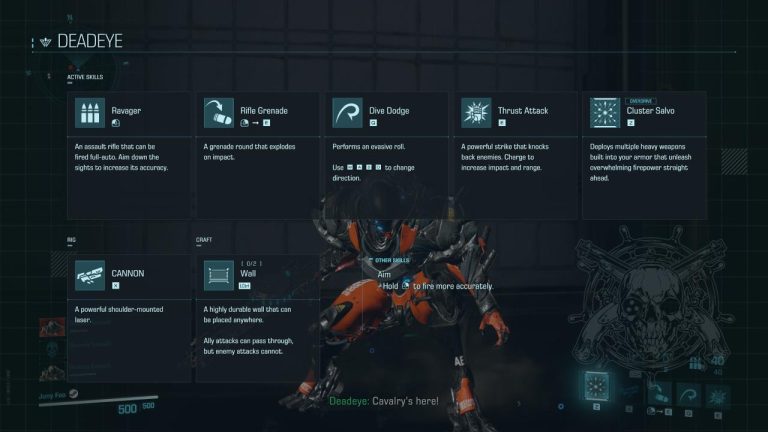 Exoprimal: Exosuit Guide (Abilities and Their Potential Modules ...