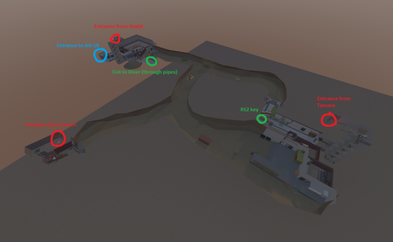 Unturned: Arid 2.0 All Key Locations - GamePretty