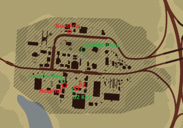 Unturned: Arid 2.0 All Key Locations - GamePretty