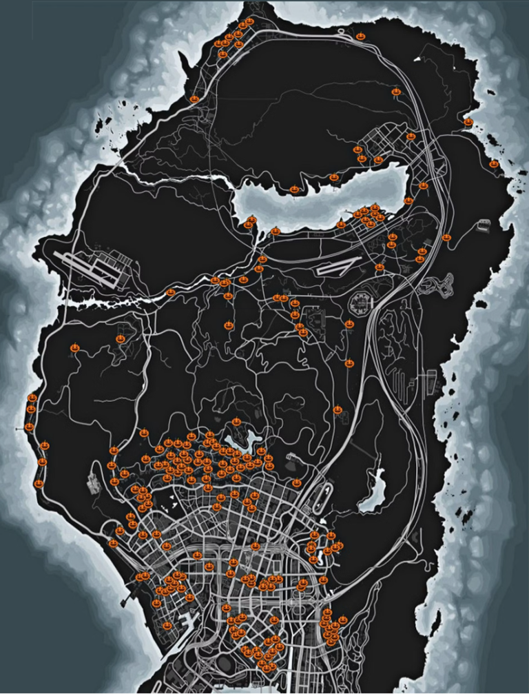 Grand Theft Auto V: 10 Halloween Pumpkins Locations - GamePretty