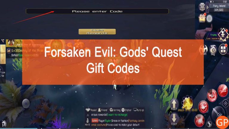 Forsaken Evil: Gods' Quest Codes for May 2024 - GamePretty