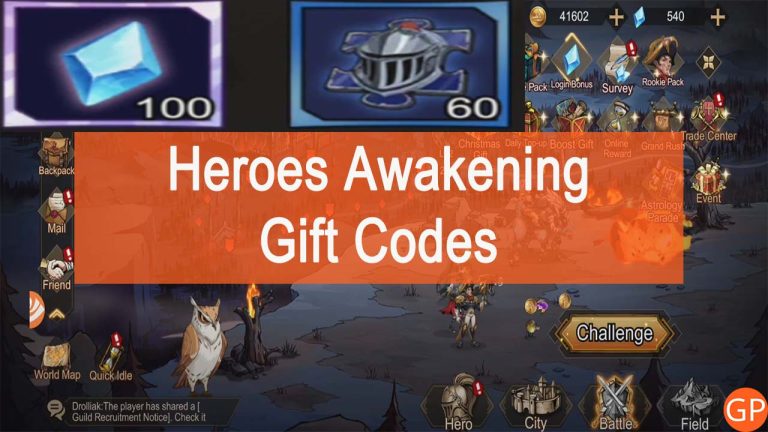 Heroes Awakening Codes (June 2024): New Updated! - GamePretty