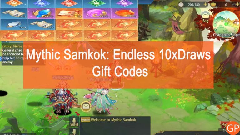 Mythic Samkok: Endless 10xDraws Codes for December 2025 - GamePretty