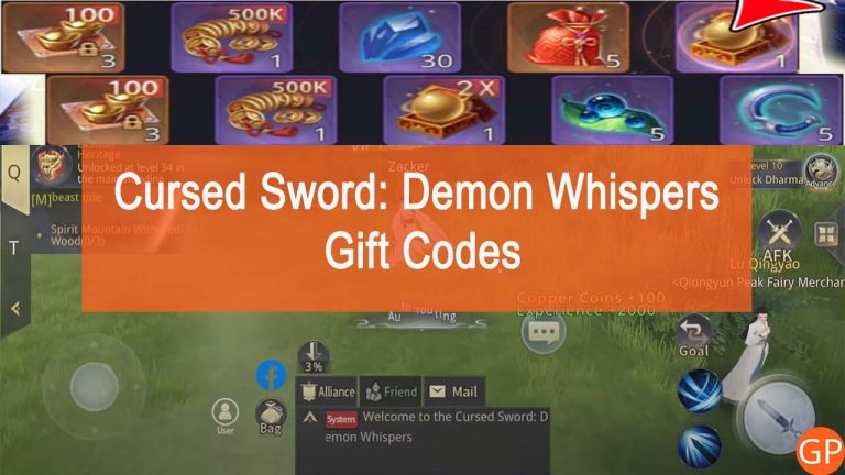 Cursed Sword: Demon Whispers Codes for October 2024 - GamePretty