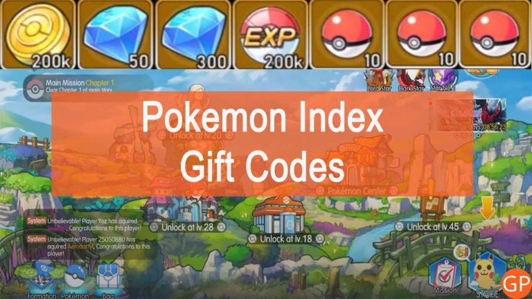 Pokemon Index Codes (January 2024): Grab Your Rewards! - GamePretty