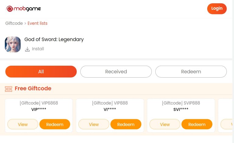God of Sword Legendary Codes (January 2024): Redeem Now! - GamePretty