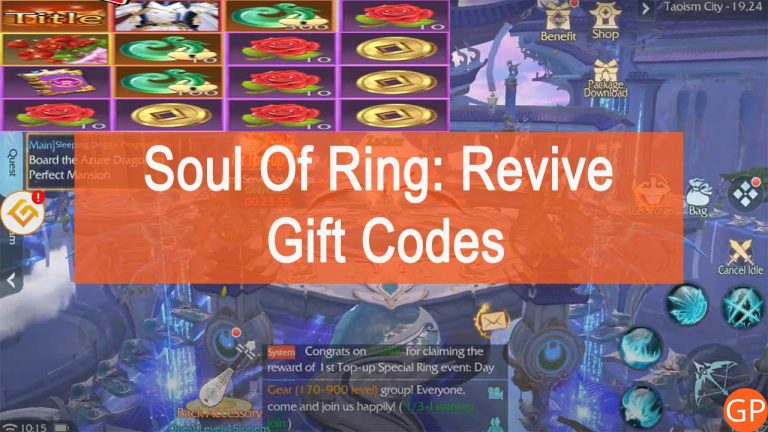 Soul Of Ring Revive Codes (March 2024): Free Gifts! - GamePretty