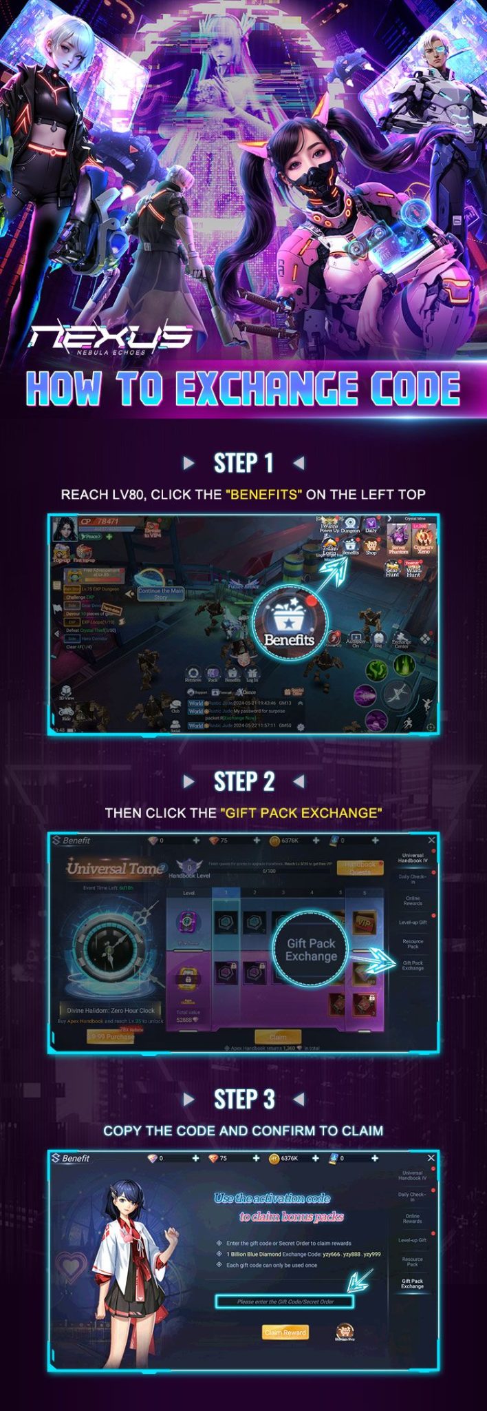 Nexus: Nebula Echoes Codes for December 2025 - GamePretty